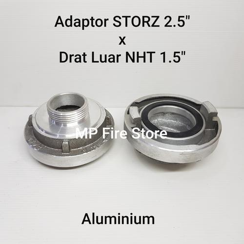 Jual FIRE ADAPTOR STORZ 2.5 x DRAT LUAR NHT 1.5 HYDRANT PEMADAM GUN ...