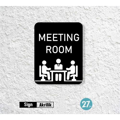 Jual Sign Label Akrilik Ruang Rapat Meeting Room Acrylic Signage ...