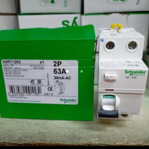Jual ELCB RCCB Schneider iID 2P 25A, 40A, 63A 2 pole 30mA -300mA - 25A 2P, 30mA - Jakarta Pusat ...