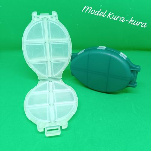 Jual Kotak Sekat Bentuk Turtle Case Plastik Tempat Wadah Simpan Kail ...