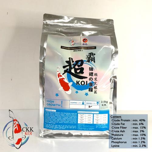 Jual [PAKET] CKK x Porpoise Koi Food Hi Grow + Super Grow + Color L ...