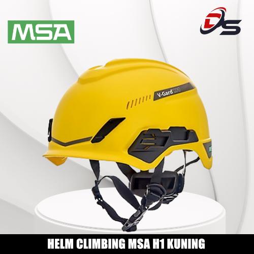 Jual MSA H1 Safety Helmet Climbing Kuning Helm Safety Msa Trivent Lokal ...