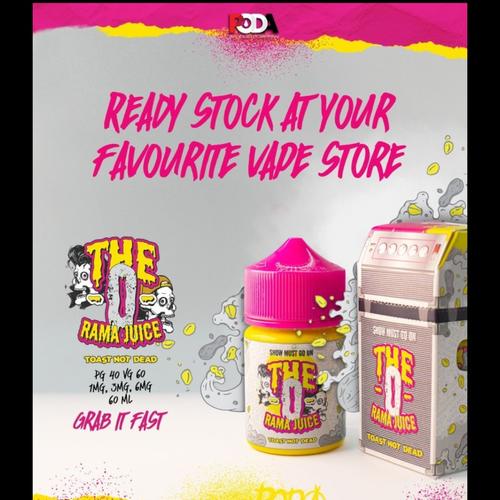 Jual THE O RAMA JUICE V2 TOAST NOT DEAD 60ML BY FATRIO X PODA LIQUID ...