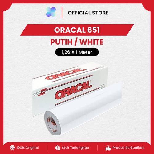 Jual Stiker Oracal 651 010 Putih White Matte Doff Glossy Skotlet - 1 ...