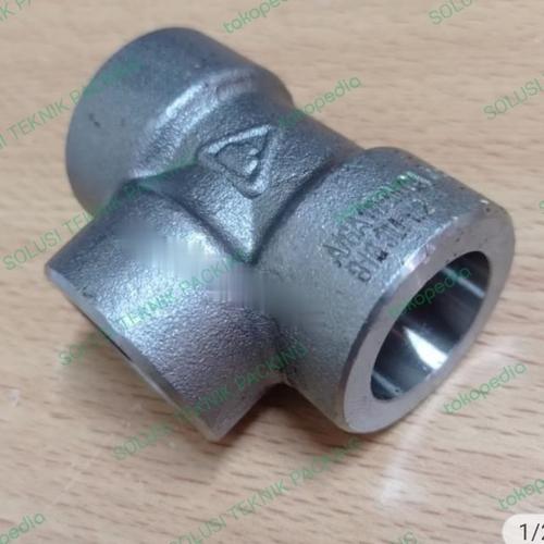 Jual TEE BESI CLASS 3000 SW 1/2" INCH / TEE SOCKED WELD 3000 CS ...