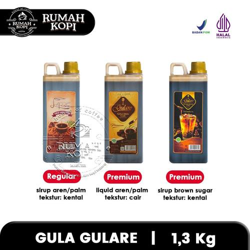 Jual Gulare Brown Sugar Syrup / Gula Aren Cair [Jerigen 1.3 Kg] - Sirup ...