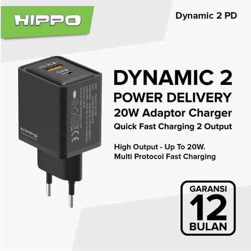 Jual HIPPO ADAPTER CHARGER DYNAMIC 2 PD DUAL 20W BLACK GARANSI RESMI - Kota Surabaya - ATShop ...