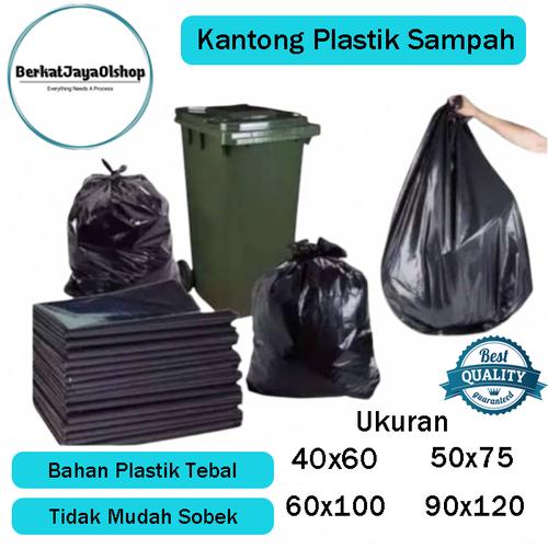 Jual Kantong Plastik Sampah Besar Jumbo Tong Hitam Tebal Kuat Anti ...