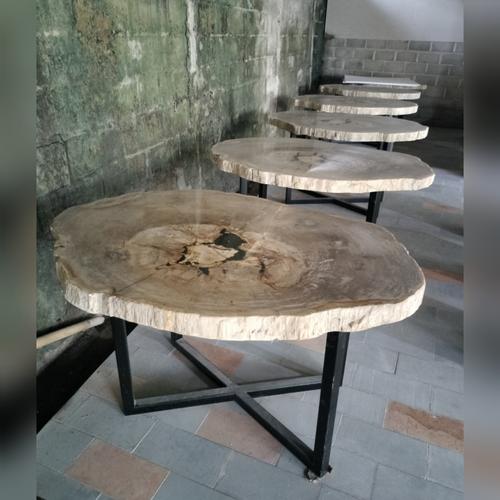 Jual Meja Batu Fosil Kayu Motif Kaki Besi ( Ready ) - Kab. Tulungagung ...