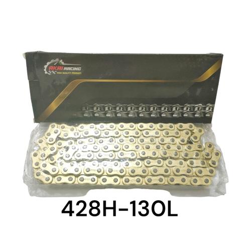 Jual Rantai Gold Rantai Motor Akai Racing Original Ukuran 428H-130L ...
