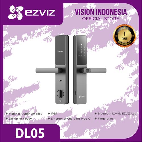 Jual EZVIZ DL05 SMART DOOR HANDLE LOCK DOORLOCK FINGERPRINT - Jakarta ...
