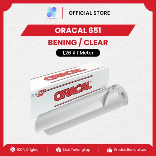 Jual Sticker Oracal 651 000 Bening Clear Gloss Matte Doff Transparan Vinyl - MATTE - Jakarta ...