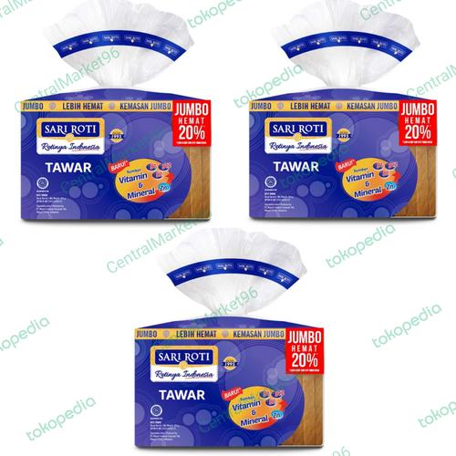Jual SARI ROTI TAWAR Jumbo 555gr / ROTI TAWAR JUMBO / ROTI TAWAR ...