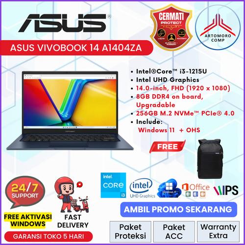 Promo ASUS VIVOBOOK 14 A1404ZA I3 1215 8GB 256GB W11+OHS 14.0FHD IPS ...
