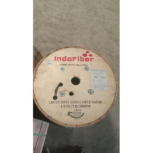 Jual INDOFIBER Kabel Mini ADSS 24 Core span 100 G652D 2000meter ...