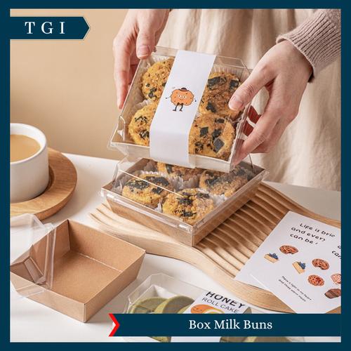 Jual TGI - DESSERT BOX MINI CAKE BOX KOTAK PENYIMPANAN KUE BOX MILK ...