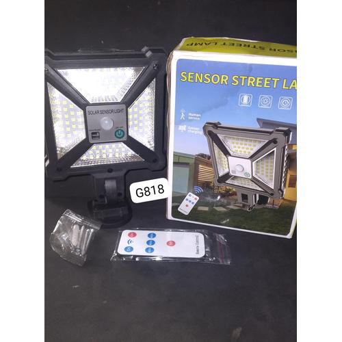 Jual G818 LAMPU OUTDOOR SENSOR STREET LAMP TENAGA SURYA GERAK TAHAN AIR ...