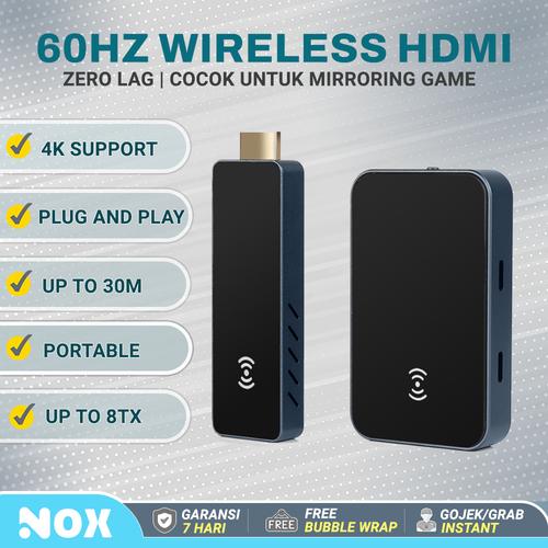 Promo 4K 60ghz Wireless HDMI transmitter & receiver 30 meter HDMI ...
