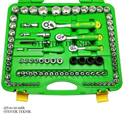 Jual TEKIRO TOOL SET 120 PCS BOX PLASTIK - KUNCI SET 120 PCS - SOCK SET - Jakarta Selatan ...