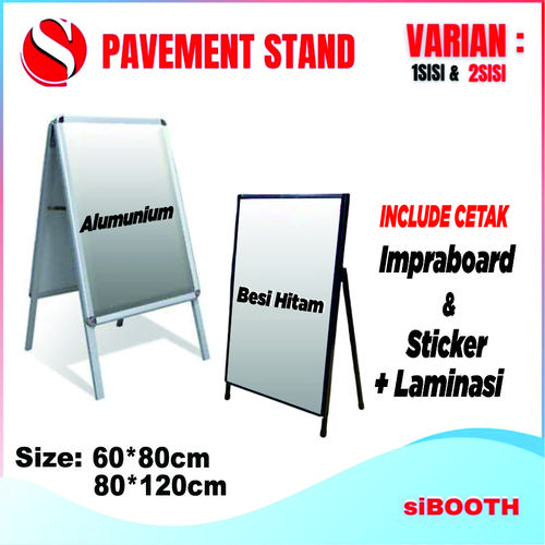 Jual standing promosi - Besi, +Sticker 2 Sisi - Kota Tangerang Selatan ...