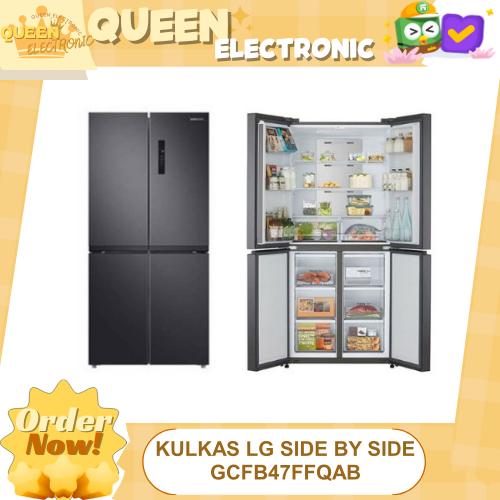 Jual LG GCFB47FFQAB KULKAS SIDE BY SIDE LG 470 LITER SMART INVERTER NEW ...