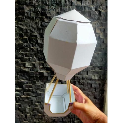 Jual Miniatur balon udara kardus / prakarya sekolah / tugas anak ...