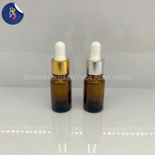 Jual BOTOL KACA PIPET SERUM 5 ML AMBER RING ALUMUNIUM GOLD SILVER - Gold - Kab. Bogor - PT ...