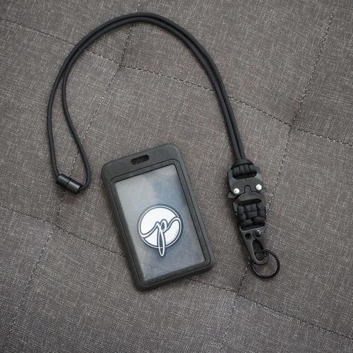 Jual Cobra Lanyard tactical card holder 2 sisi tali id card detachable ...