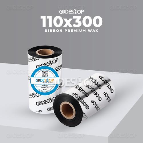 Jual RIBBON BARCODE PREMIUM WAX UKURAN 110 X 300 METER RIBBON PITA ...