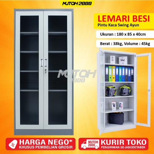 Promo Lemari arsip lemari besi filling cabinet Pintu Swing Kaca Ayun ...