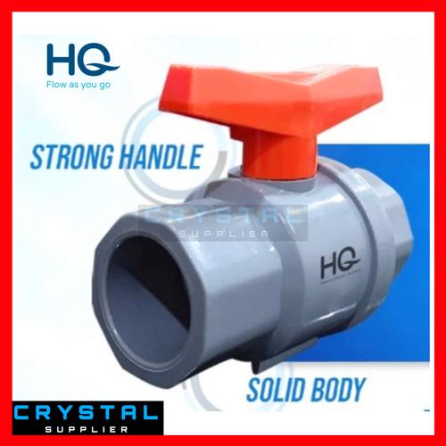 Jual STOP KRAN HQ 2" inch PVC Polos Tanpa Drat / Ball Valve Polos HOCO ...