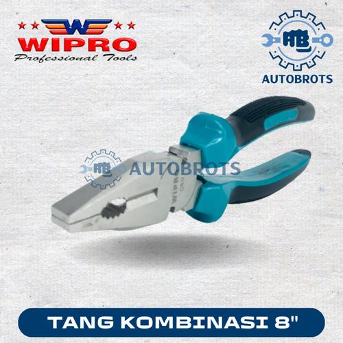 Jual WIPRO Tang Kombinasi 8 Inch / CR-V Combination Pliers 8" - Kota ...