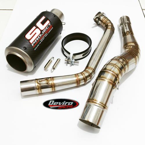 Jual Knalpot SC-Project CR-T Carbon Import FS R15 V3 V4 CBR 150R GSX ...