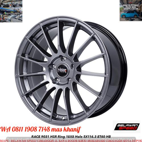Jual VELG MOBIL HSR RACE R18 RING 18 Subaru Forester Impreza New Legacy ...