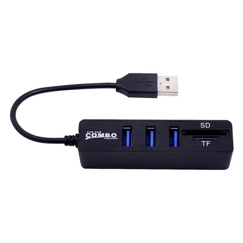 Jual Hub USB Mikro 2.0 Port Multi USB Combo Hub Pembaca Kartu TF USB ...