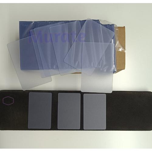 Jual PVC Blank Id Card Transparent Frosted / matte - Jakarta Barat ...
