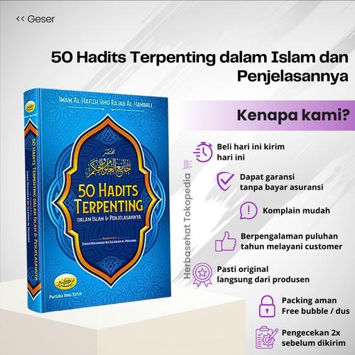 Jual Buku 50 Hadits Terpenting dalam Islam dan Penjelasannya pustaka ...