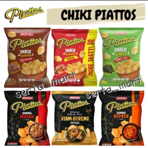 Jual Piattos Snack Kentang Sapi Panggang 68gr / BBQ / Piatos Sambal ...