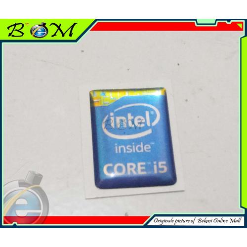 Jual Sticker stiker Logo timbul processor intel i5 Gen4 Gen 4 - Kota ...