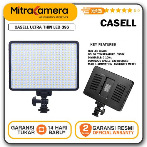 Promo Casell Ultra thin LED-396 Daylight Professional Video Photo Lighting - 396A TWO COLOR ...