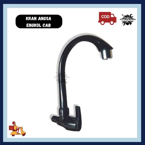 Jual [JAM] Kran Angsa Model Engkol PVC / Kran Air Cuci Piring Plastik ...