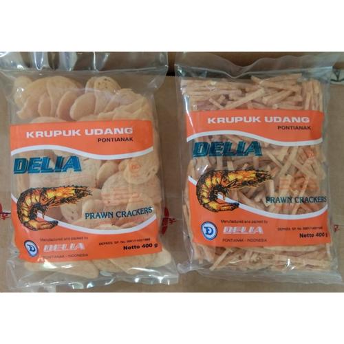 Jual Kerupuk Udang Delia / Kerupuk Mentah / Stik Udang / Khas Pontianak ...
