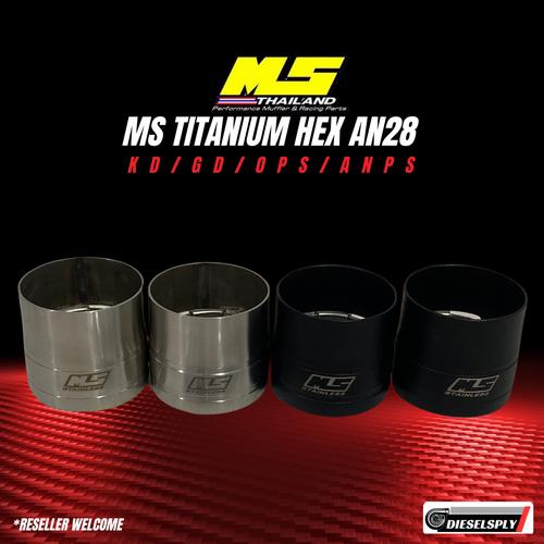 Jual MS Titanium Hex Clamp AN28 Radiator Clamp Innova/Fortuner/Hilux ...