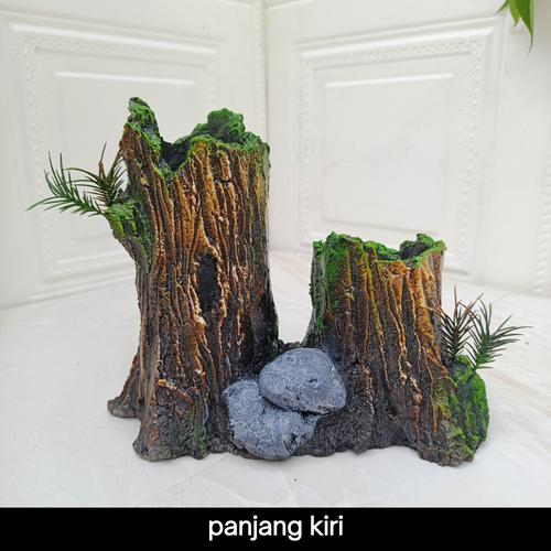 Promo pot relief batang bentuk kayu batang 2 - panjang kanan - Kota ...