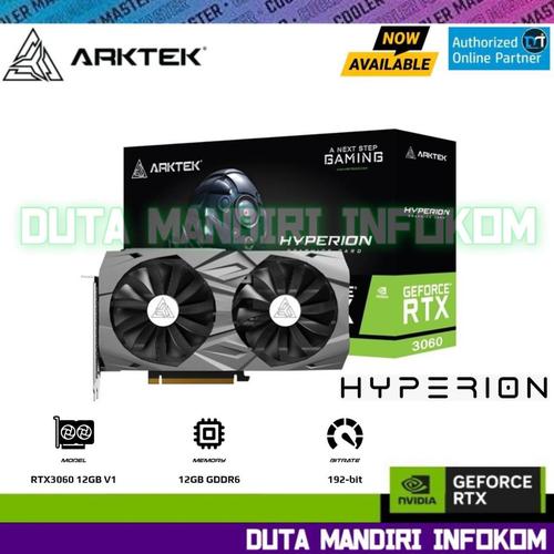 Promo ARKTEK GeForce RTX 3060 12GB GDDR6 HYPERION Cicil 0% 3x - Jakarta Pusat - Duta Mandiri ...