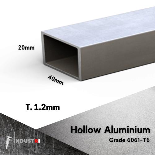 Jual Hollow Alumunium 20 mm x 40 mm tebal 1.2 mm | Hollo Aluminium ...