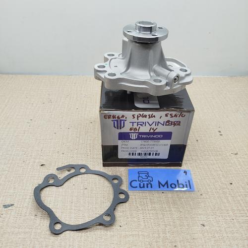Jual Water pump Ertiga Splash Estillo 3 Cylinder 17400-77M00 Trivindo ...