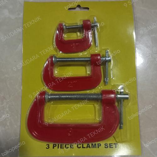 Jual alat penjepit clamp G set/ clamp c set 3 pcs - Jakarta Utara - 9 ...