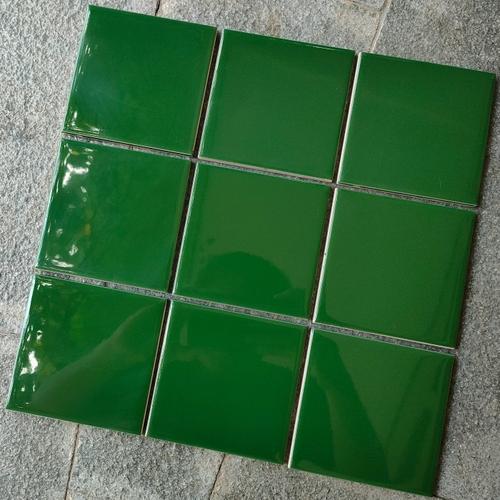 Jual Keramik Dark Green 10x10 Cm Backsplash Tile Shower Kitchen Merk ...