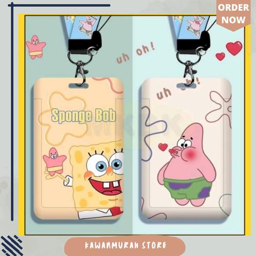 Jual Name Tag Holder Spongebob Lucu / Gantungan Kunci Spongebob ...
